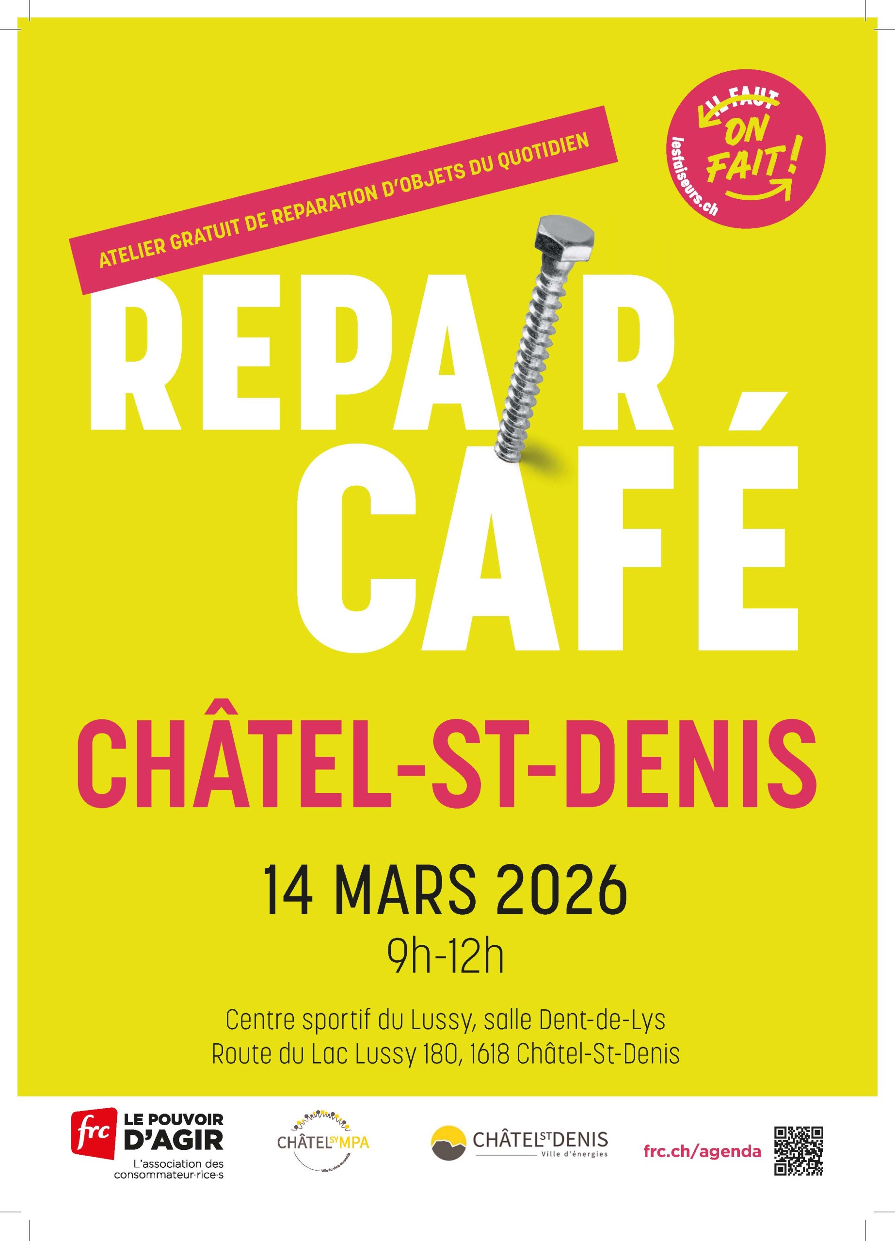 Repair Café de Châtel-St-Denis - Actualités communales - Communication ...